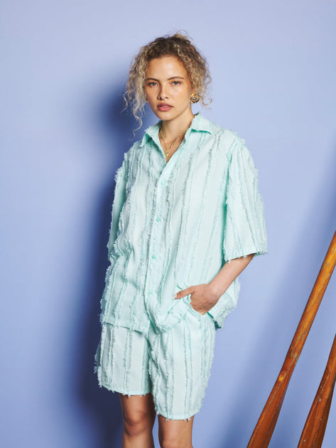 Davy Frayed Boxy Shirt – Sister Jane