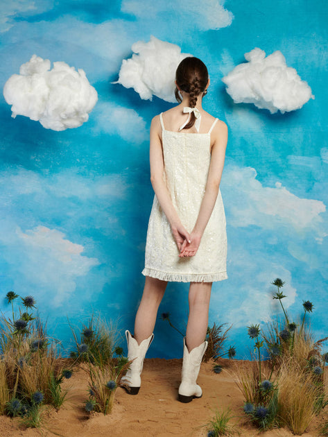 Sandy Tweed Mini Dress – Sister Jane
