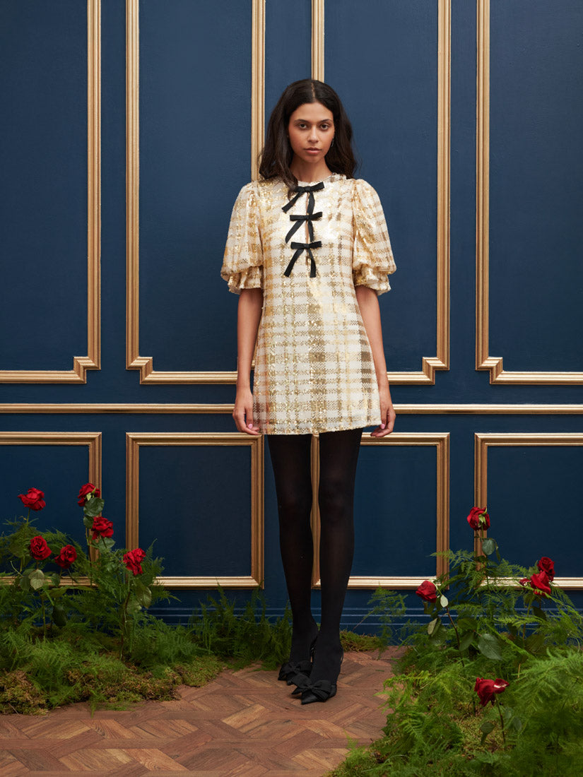 DREAM Allusions Sequin Bow Dress – Sister Jane