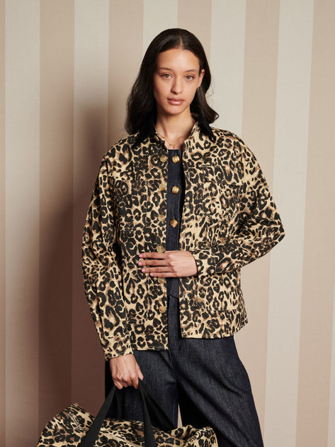 Conrad Leopard Worker Jacket – Sister Jane