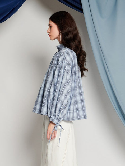 Ghospell Caitlin Check Top – Sister Jane